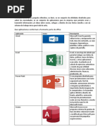 Triptico - Ofimatica | PDF | Microsoft | Software de la aplicacion