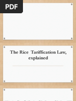 Ra 11203 | PDF | Tariff | World Trade Organization