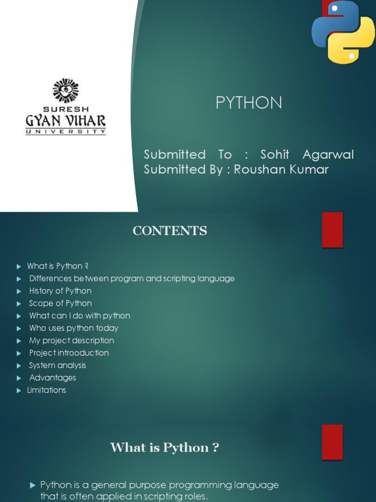 Python Training | PDF | Programming Language | Python (Programming Language)