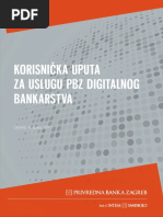 Korisnička Uputa Za Uslugu PBZ Digitalno Bankarstvo - Prosinac 2021. | PDF