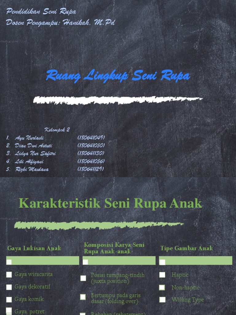 Ruang Lingkup Seni Rupa | PDF