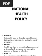 Overview of National Health Programs in India | PDF
