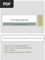 Klasifikasi Obat Antidiabetik Melitus | PDF | Kesehatan Holistik