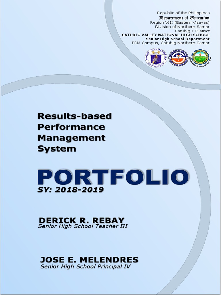 Results-Based Performance Management System: Derick R. Rebay | PDF ...