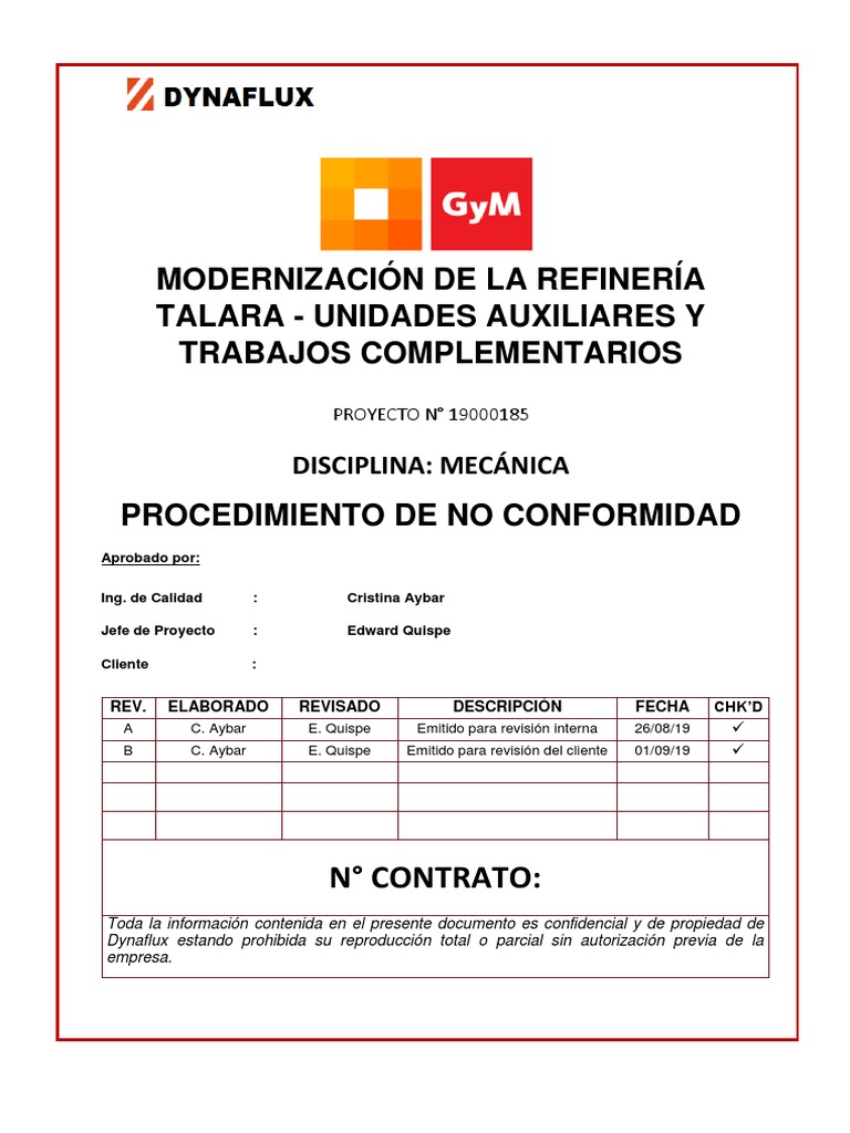 Procedimiento de No Conformidad ISO 9001 | PDF | Calidad (comercial ...