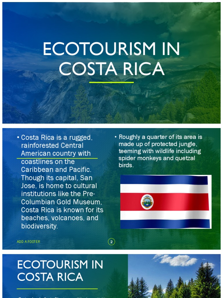 Ecotourism in Costa Rica II | PDF | Costa Rica | Natural Environment