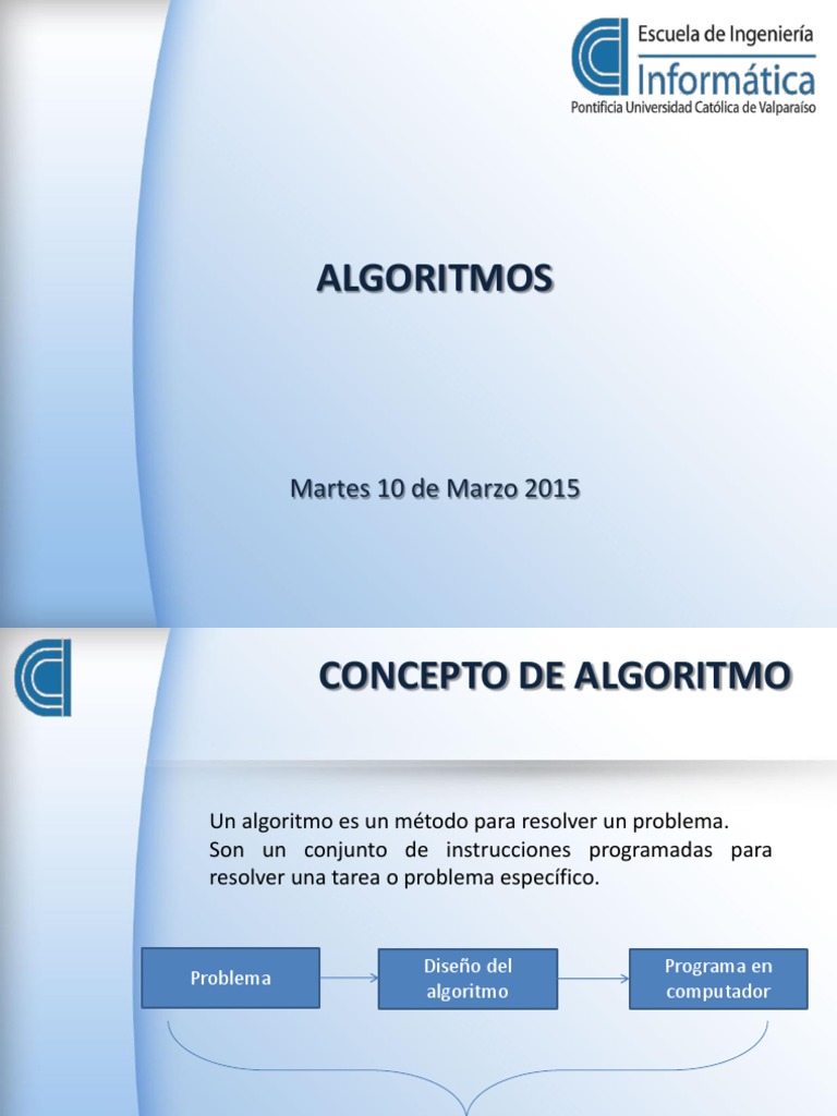 Clase 3 | PDF | Algoritmos | Lenguaje de programación