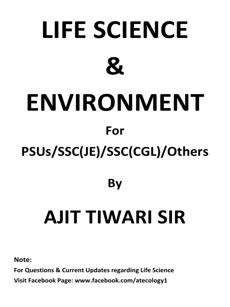 Life Science Notes | PDF