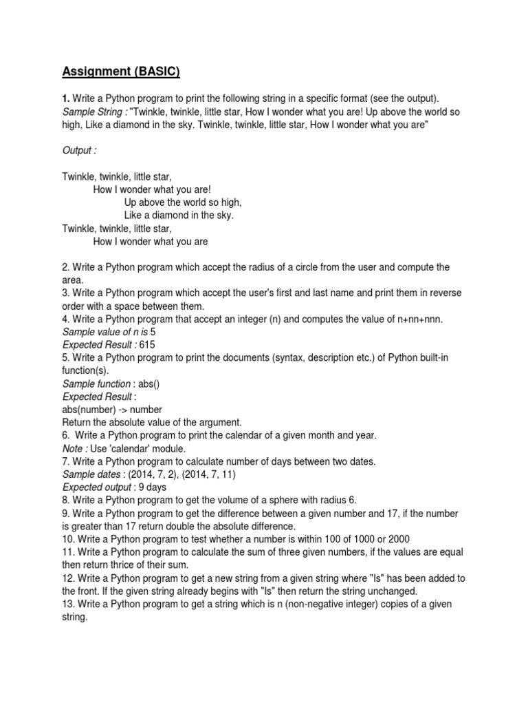 Python Assignment | PDF | Crossword | Parameter (Computer Programming)