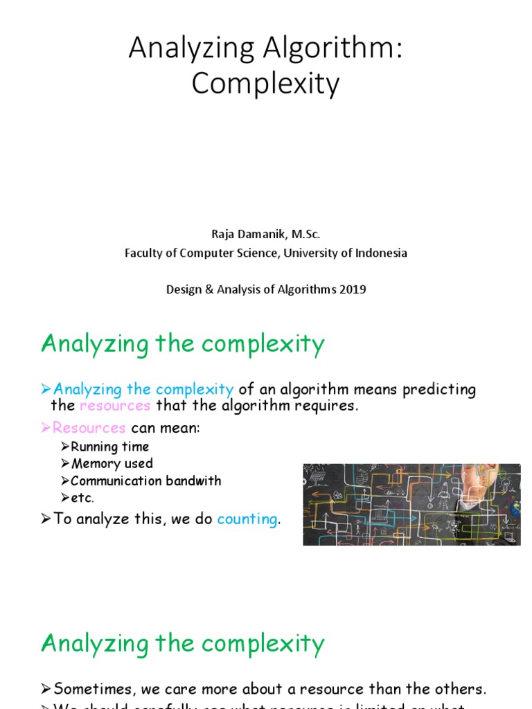 Analyzing Algorithm Complexity Pdf Time Complexity Computational Complexity Theory