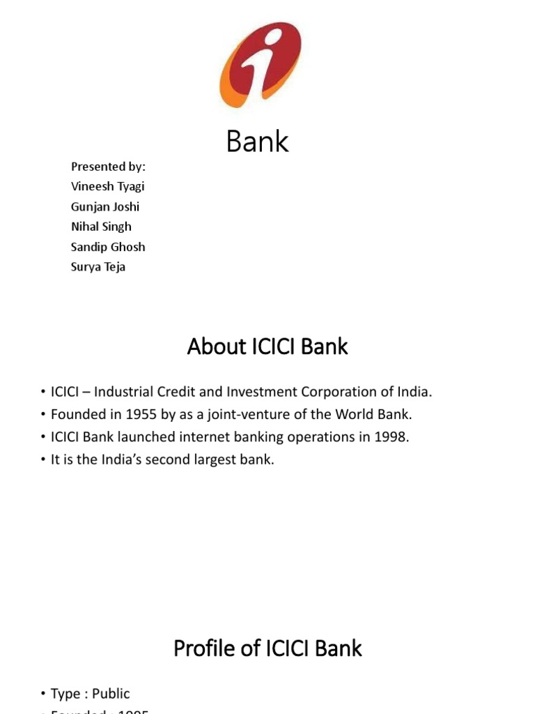 Overview of ICICI Bank's Profile | PDF | Career & Growth | Business