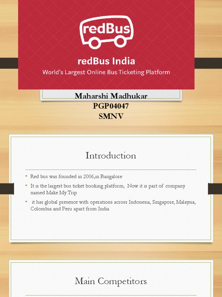 Redbus | PDF | Pricing | Internet