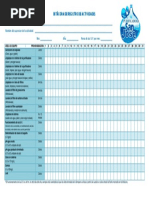 Bitacora de Cloro Residual | PDF