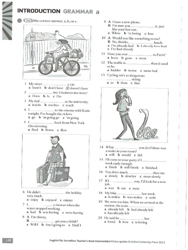 Ejercicios Ingles b1 | PDF