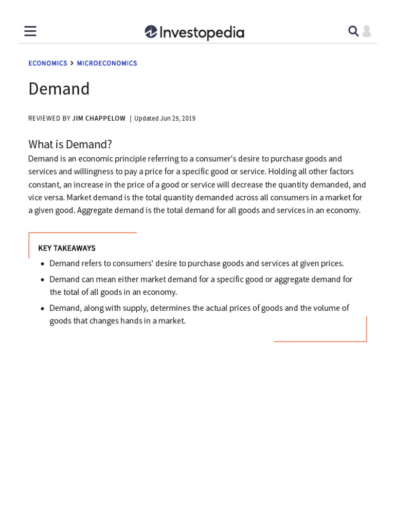 Demand Eco | PDF | Supply And Demand | Demand Curve