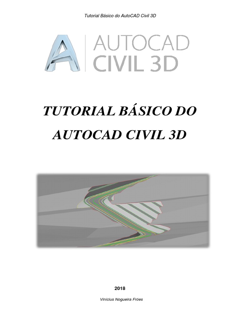 Tutorial Basico Civil 3D | PDF | Auto Cad | Janela (informática)
