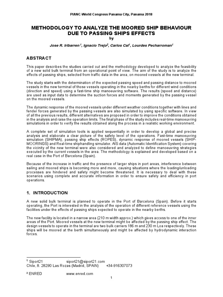 Full Paper 341 | PDF | Ships | Simulation