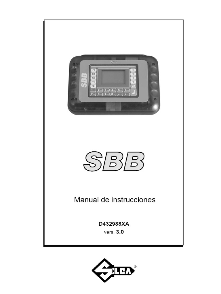 SBB Manual en Castellano | PDF