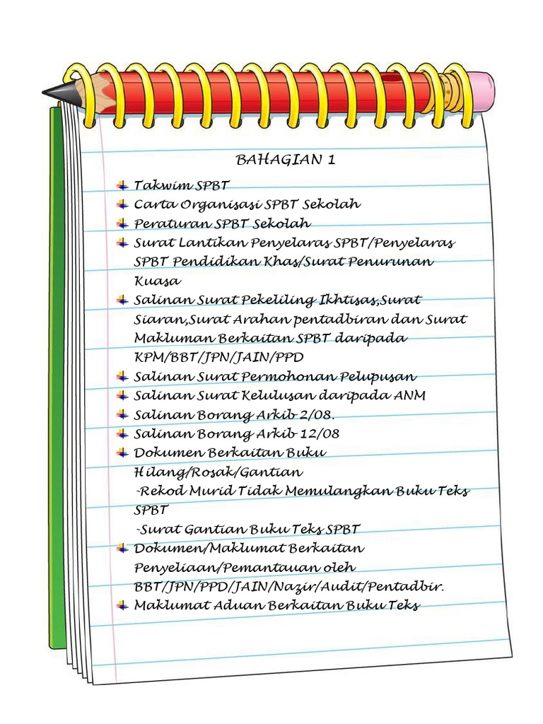 Isi Kandungan Fail SPBT | PDF