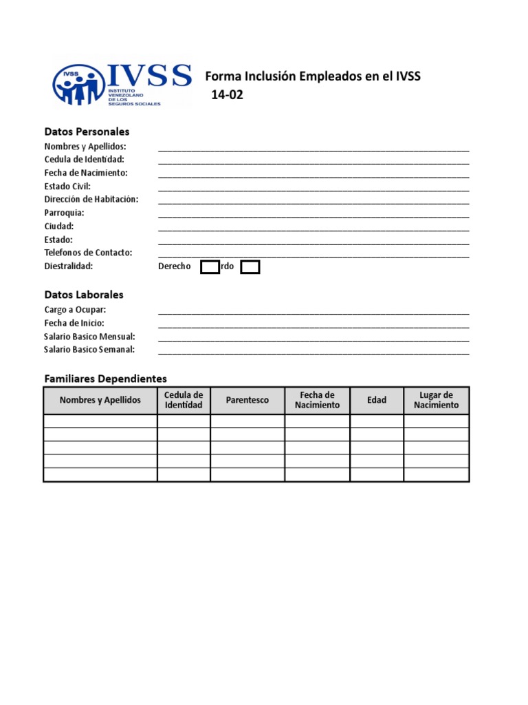Forma 14-02 Ivss | PDF