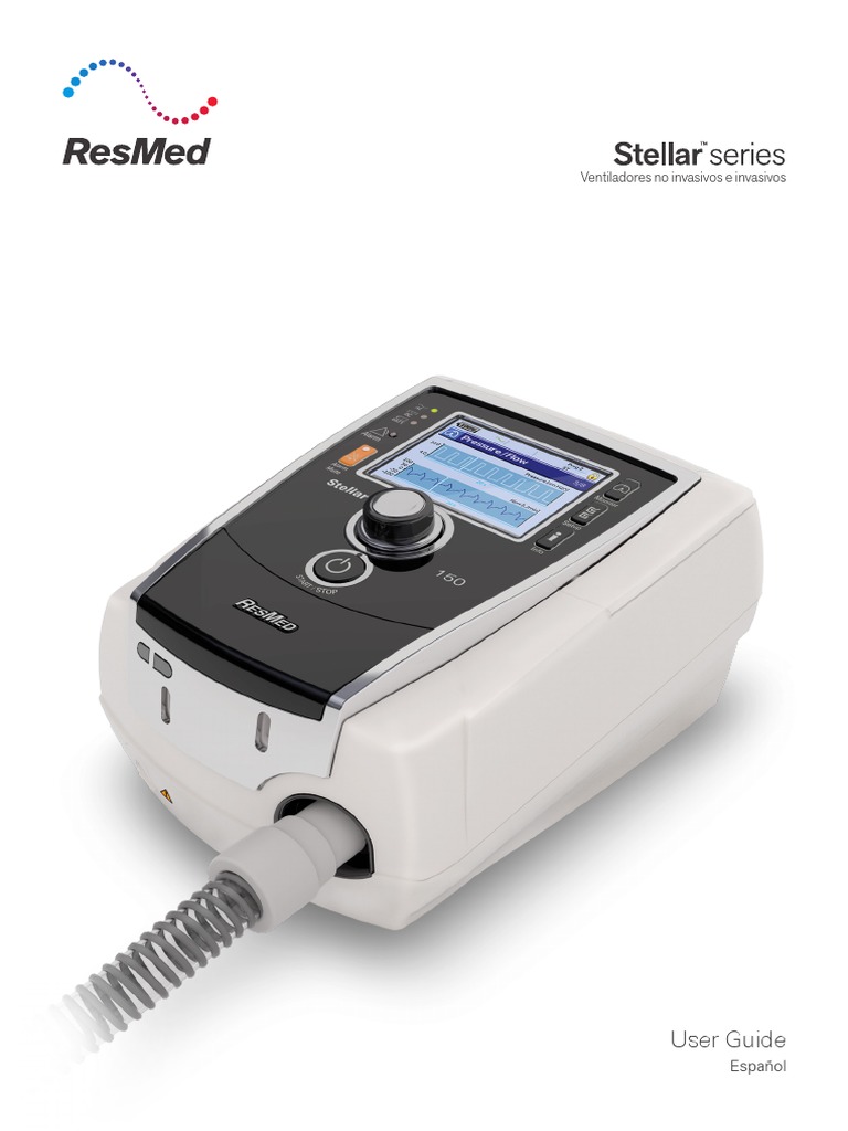 Manual de Programacion de Respirador RESMED STELLAR 100/150 | Descargar ...
