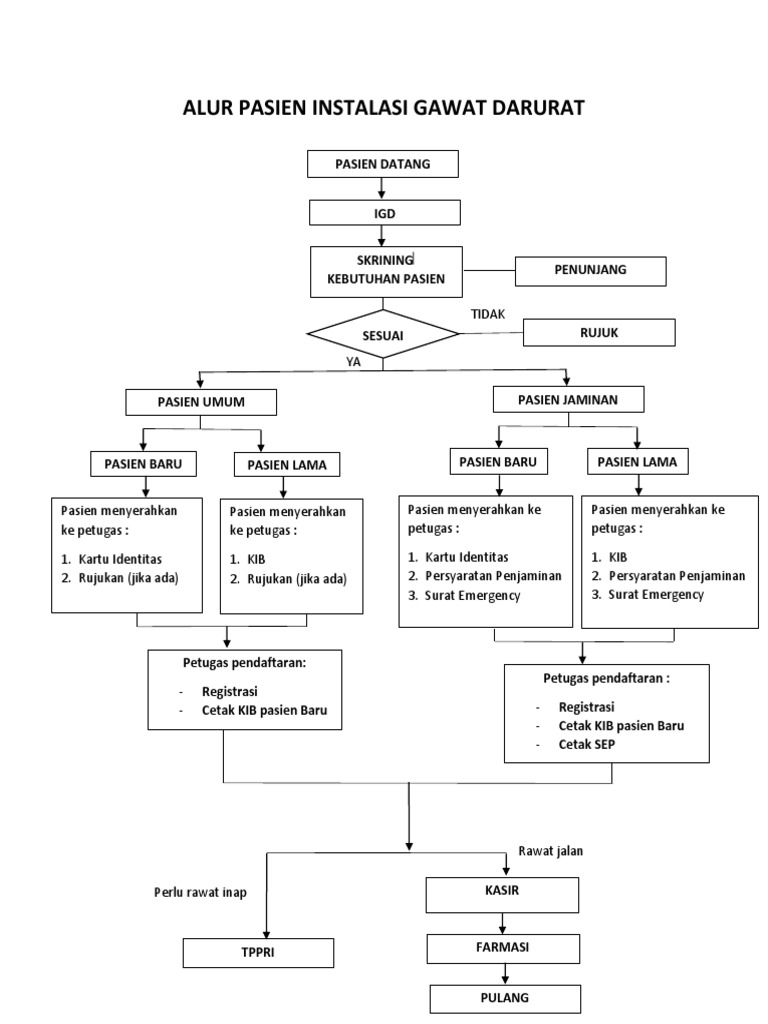 Alur Pasien Igd | PDF