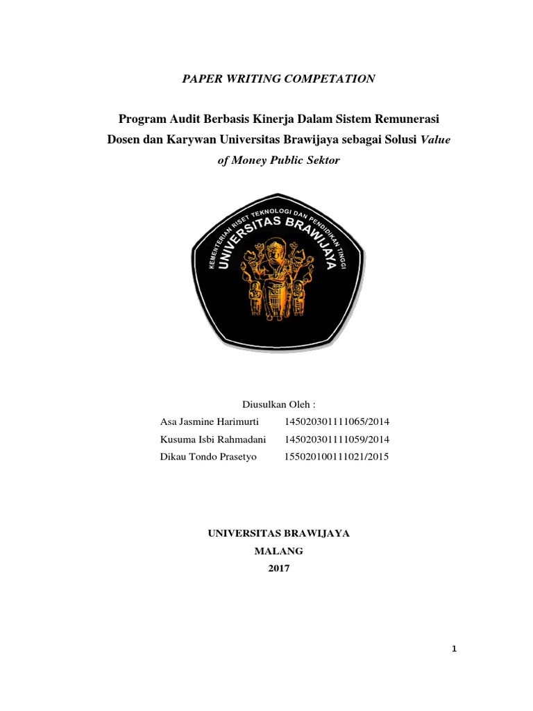 Audit Kinerja Remunerasi Universitas Brawijaya | PDF | Bisnis