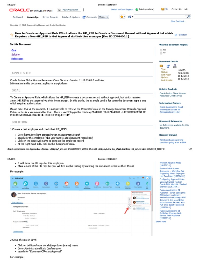 BPM Approvals Variation | PDF | Oracle Corporation | Cloud Computing