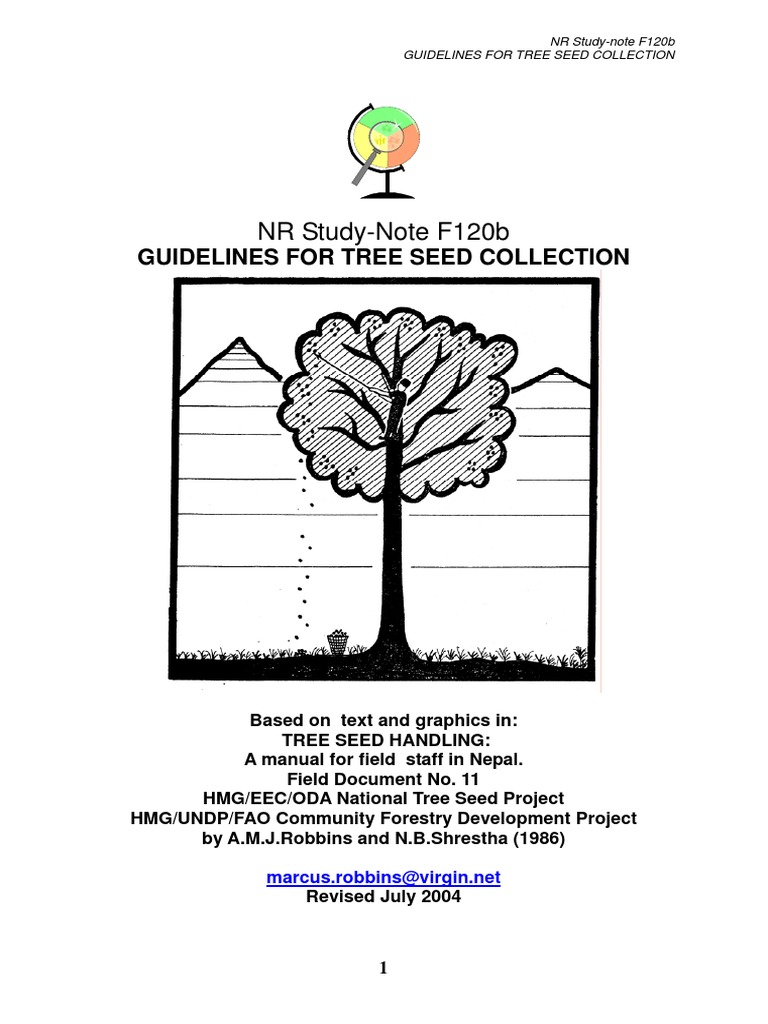 F120b Guidelines For Seed Collection | PDF | Trees | Seed
