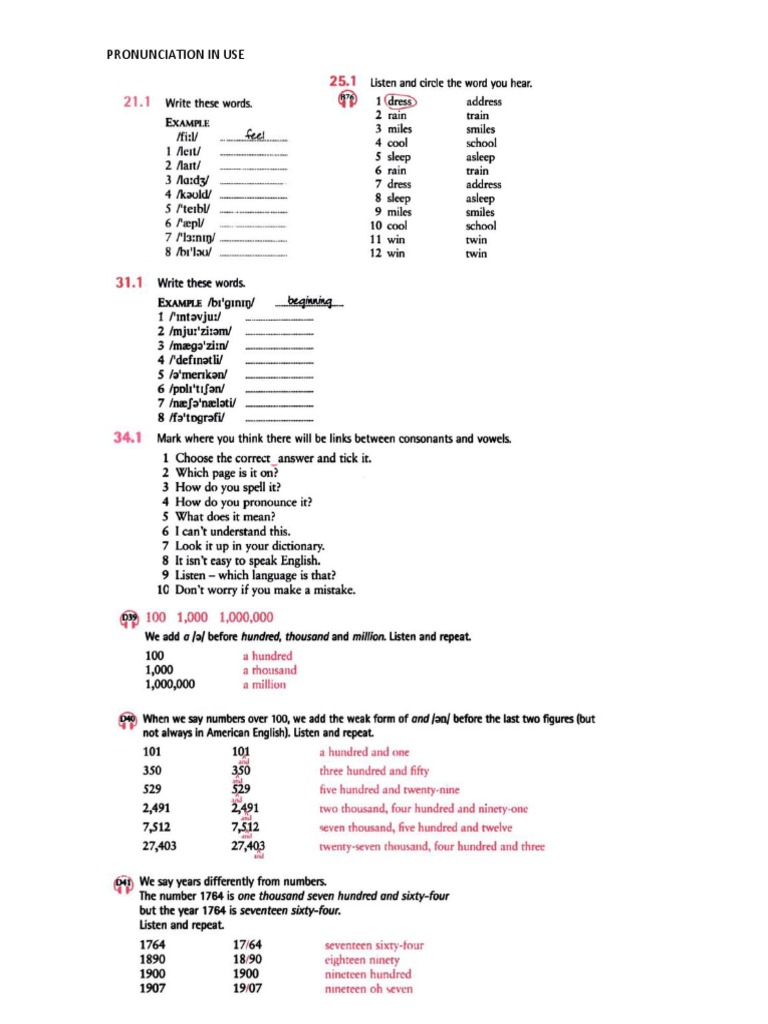 Pronunciation in Use | PDF