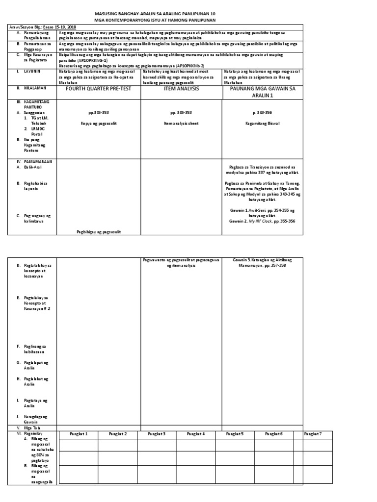 Fourth Quarter DLP AP10 2 | PDF