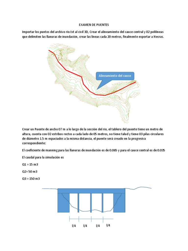 Puentes en Hec Ras | PDF