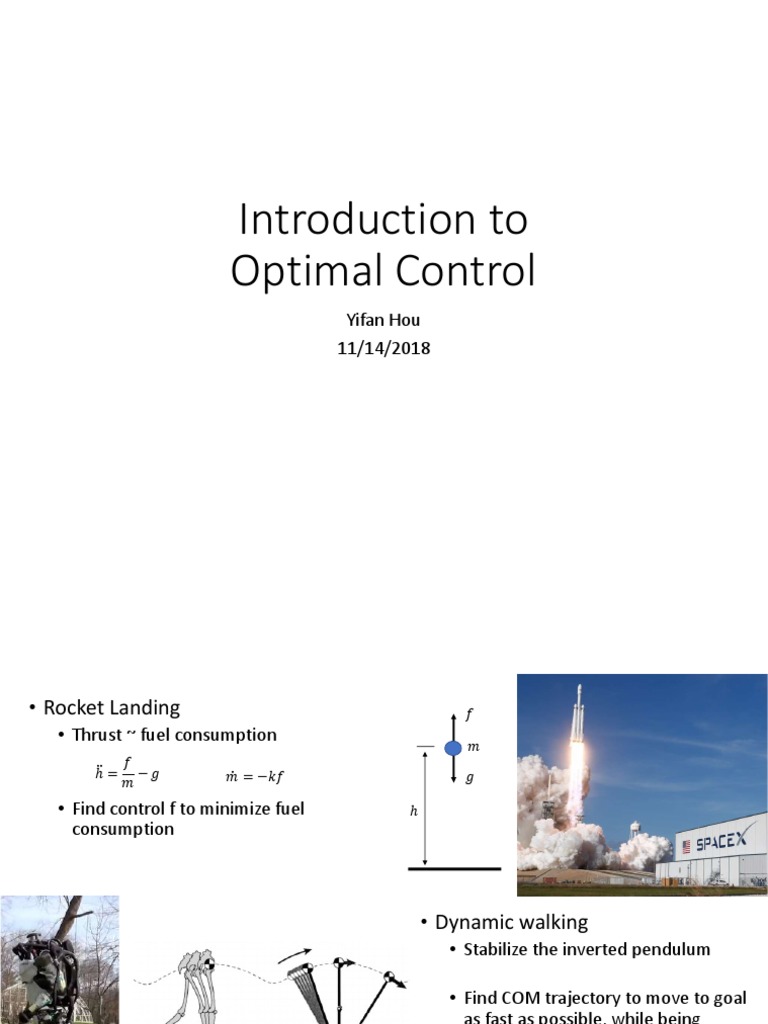 Optimal Control | PDF | Optimal Control | Algebra