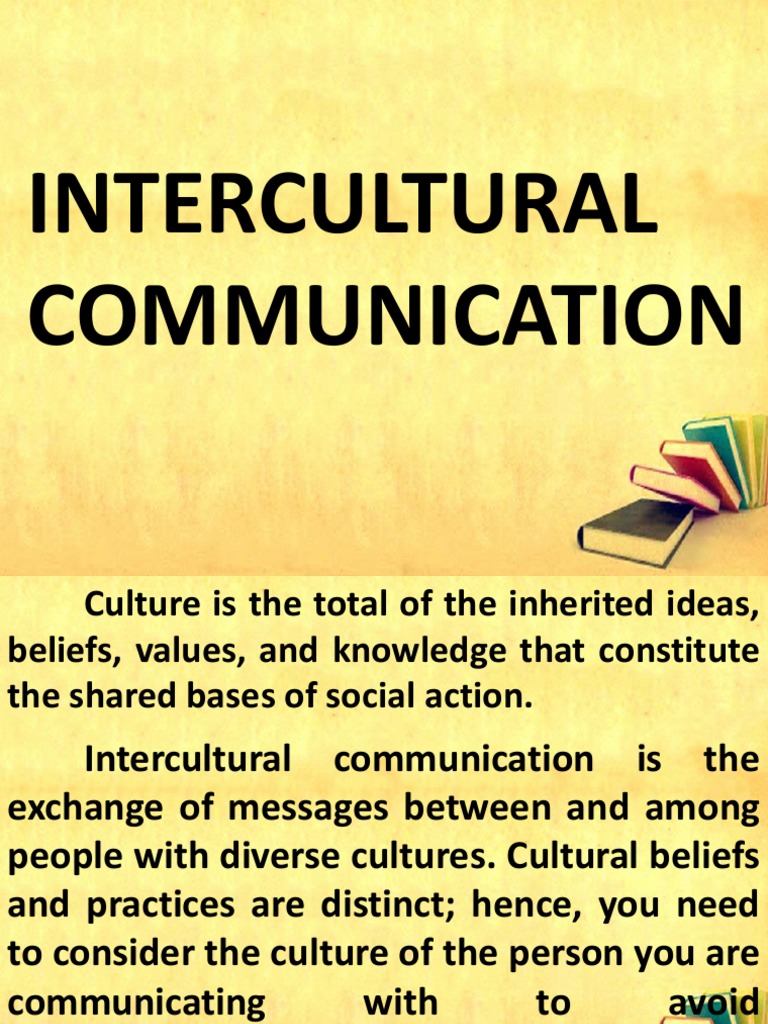 Intercultural Communication | PDF | Cross Cultural Communication ...