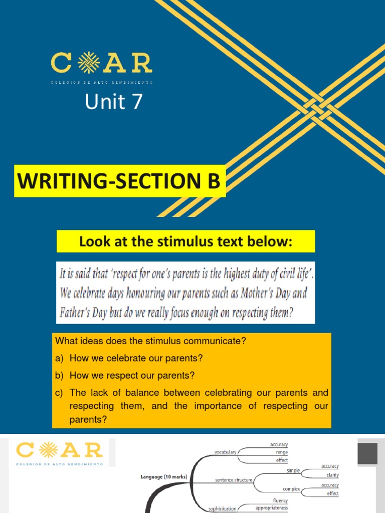 Unit 7: Writing-Section B | PDF | Psychology | Cognitive Science