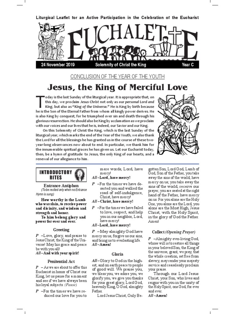 Jesus, The King of Merciful Love | PDF | God The Father | Mercy