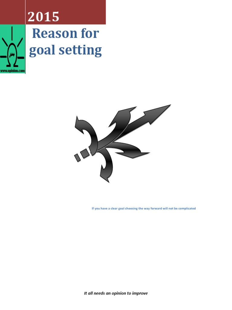 Reasons To Set Goals | PDF | Goal Setting | Goal