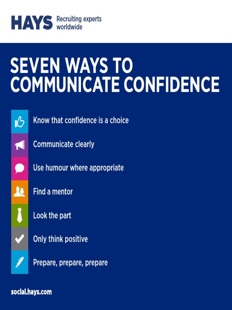 7 Ways To Communicate Confidence 1568827566 PDF | PDF