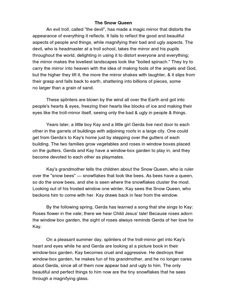 The Snow Queen | PDF | The Snow Queen