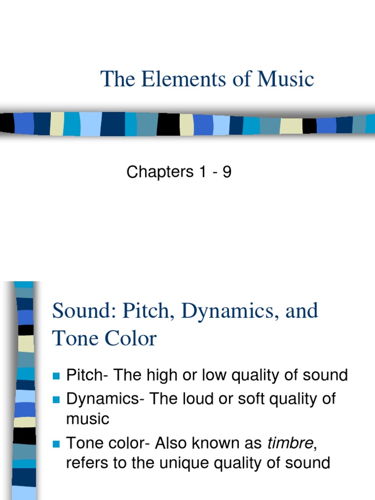 Elements of Music | PDF | Harmony | Musical Forms