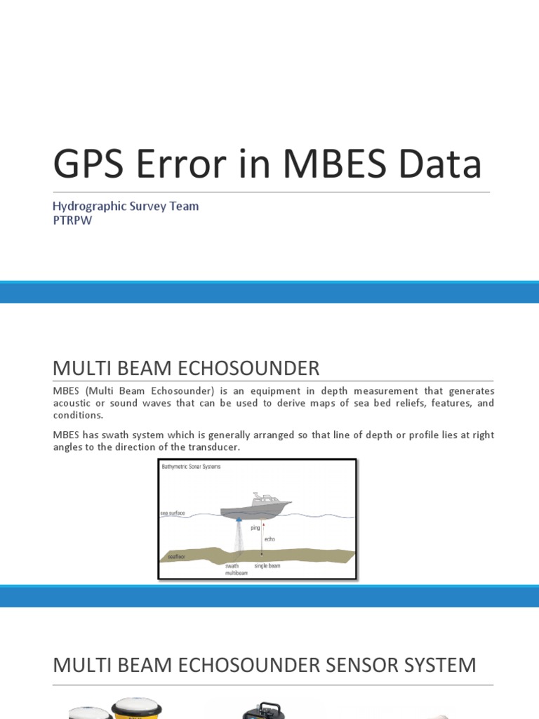 GPS Error and MBES Data | PDF | Global Positioning System | Radio