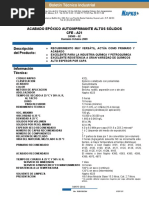 Dimetcote 9 Ficha Tecnica | PDF | Humedad | Zinc