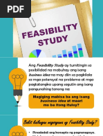 Feasibility Study (Filipino) | PDF