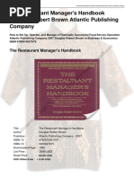 Restaurant Management - Comprehensive Guide | PDF