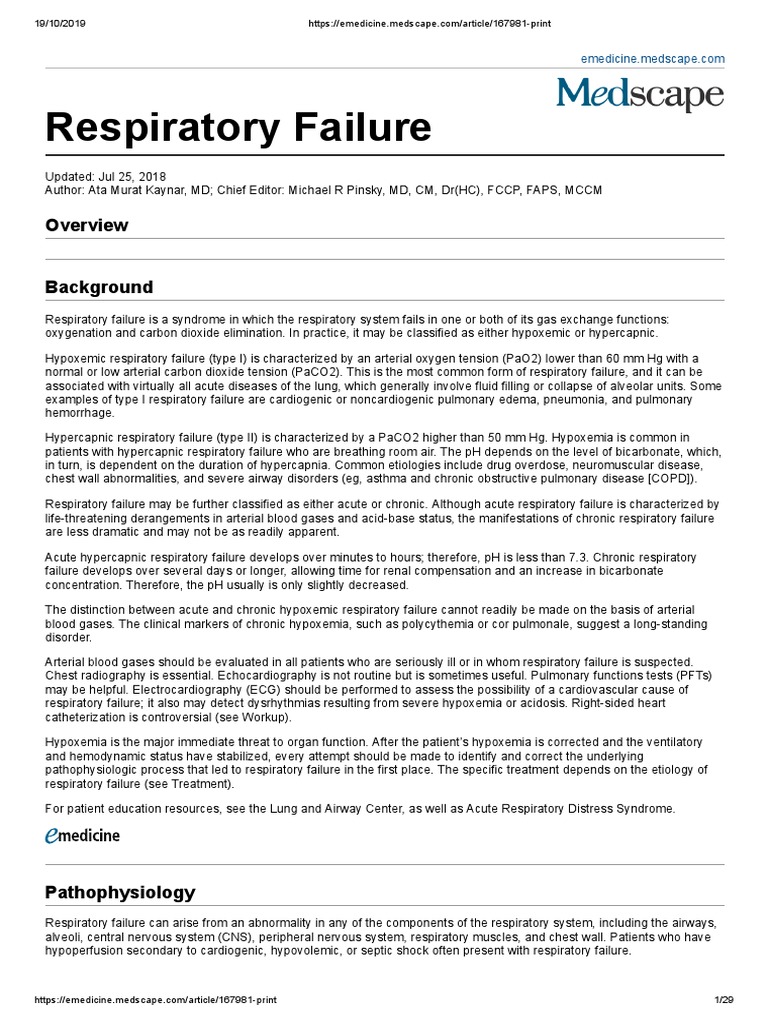 Kaynar2018 Medscape PDF | PDF | Respiratory System | Lung