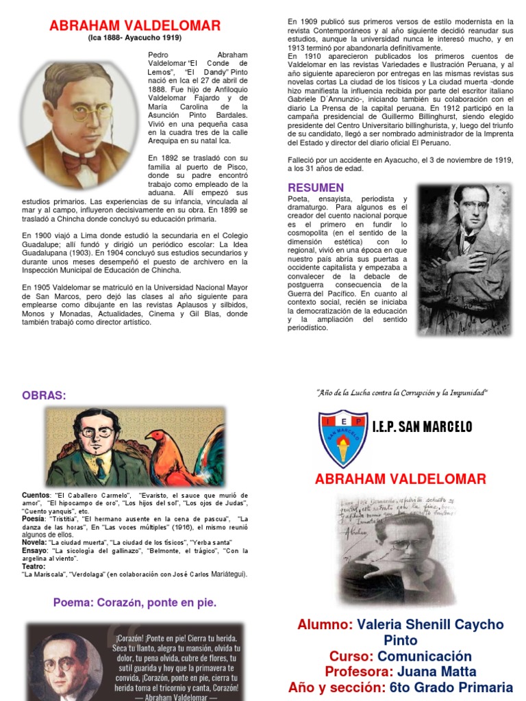 Abraham Valdelomar Triptico | PDF