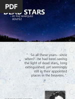 Dead Stars Script Tagalog | PDF