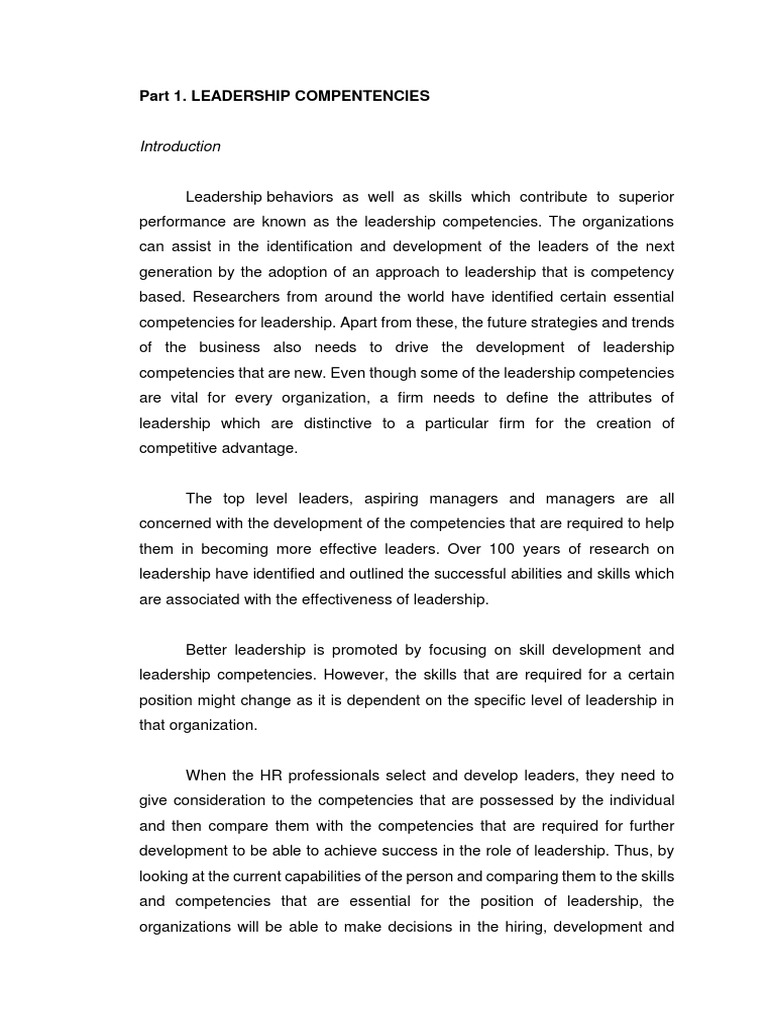Narrative Report On Leadership | Download Free PDF | Leadership ...