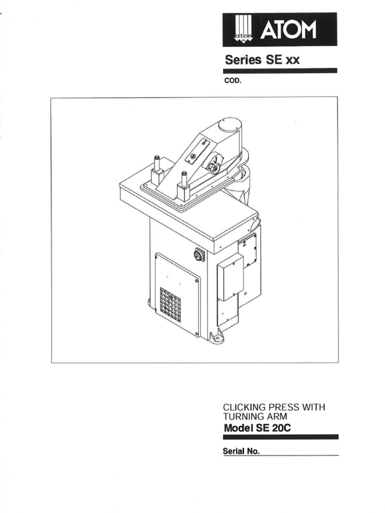 Atom Series SE Clicking Press With Turning Arm Manual - 0 | PDF