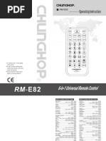 Black Universal Remote | PDF | Set Top Box | Remote Control